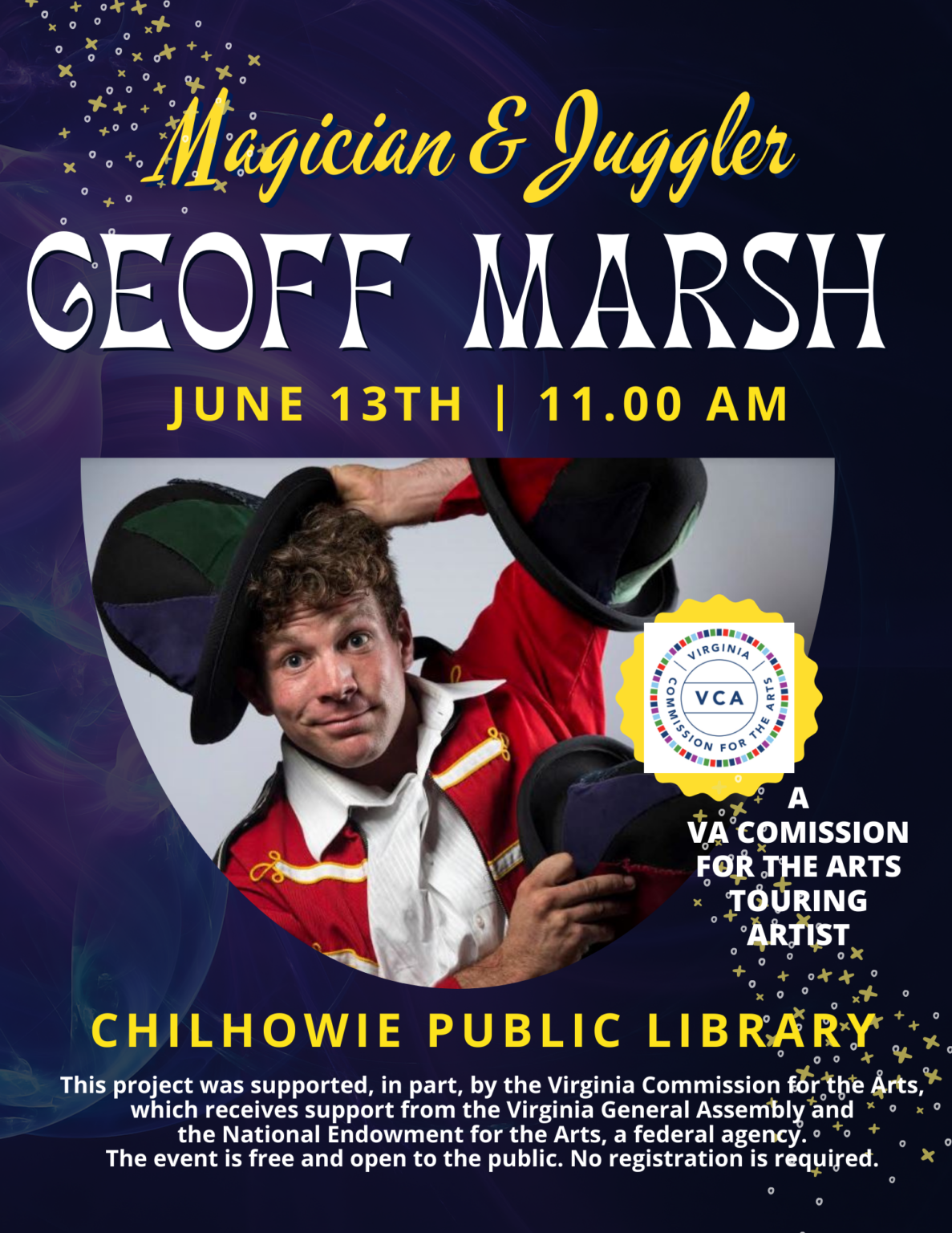 Geoff Marsh - Magician & Juggler at Chilhowie Library - Smyth County ...