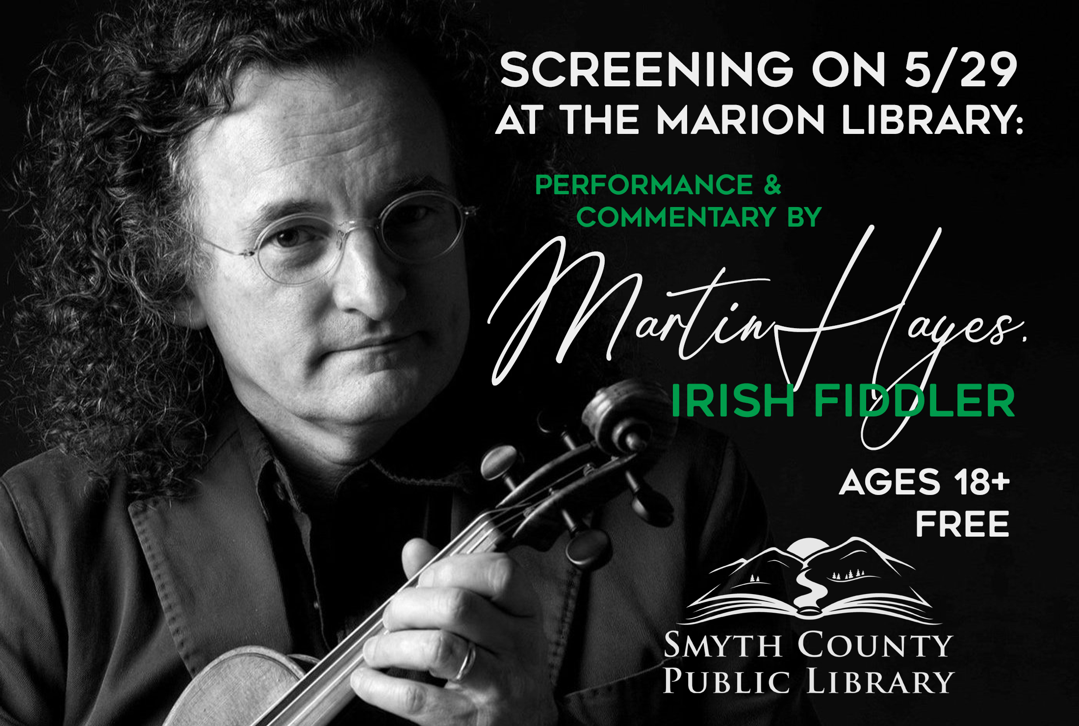 SCREENING: Irish Fiddler MARTIN HAYES, performance & commentary - Smyth ...