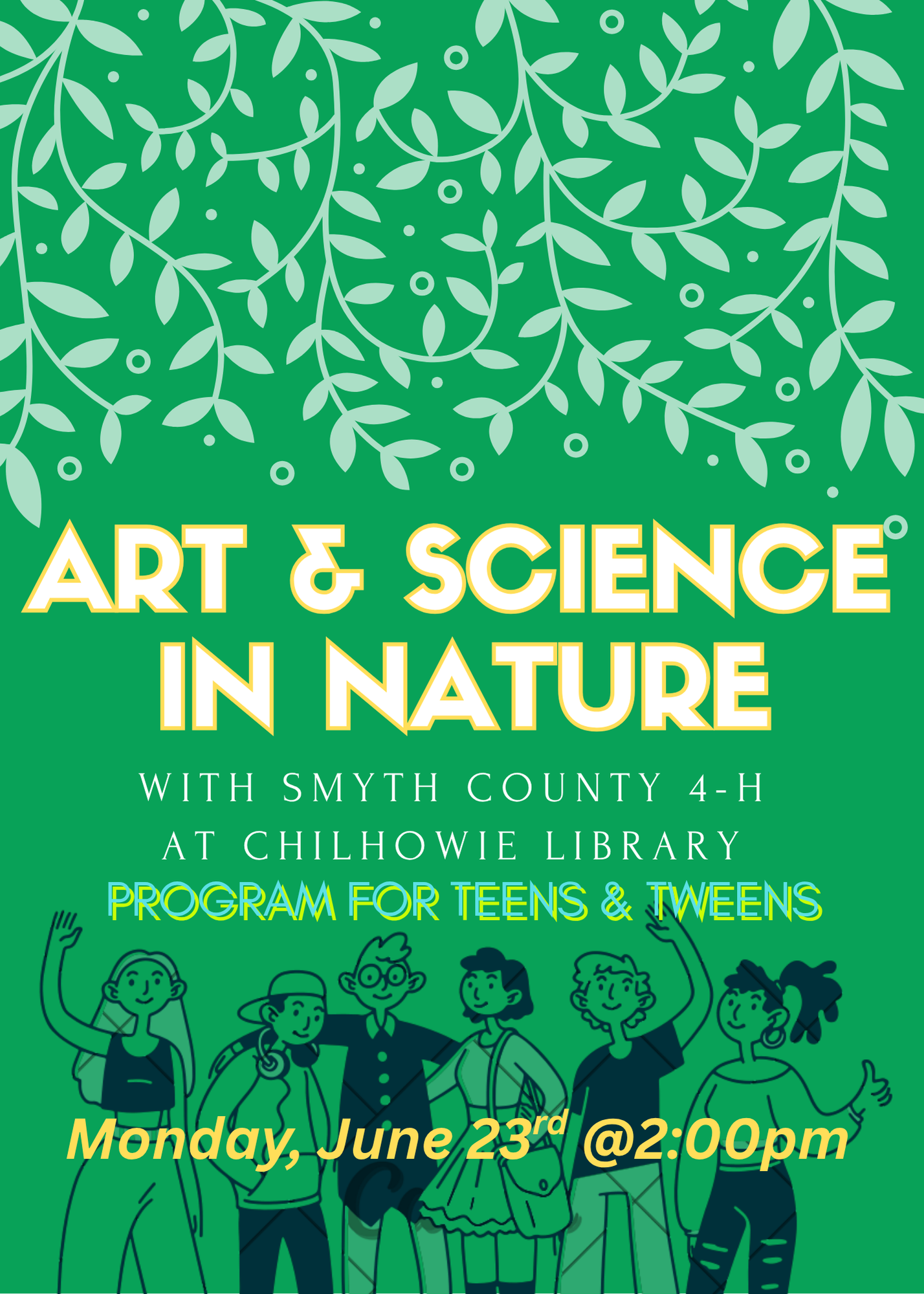 Art & Science in Nature Teen Program at Chilhowie Library - Smyth ...