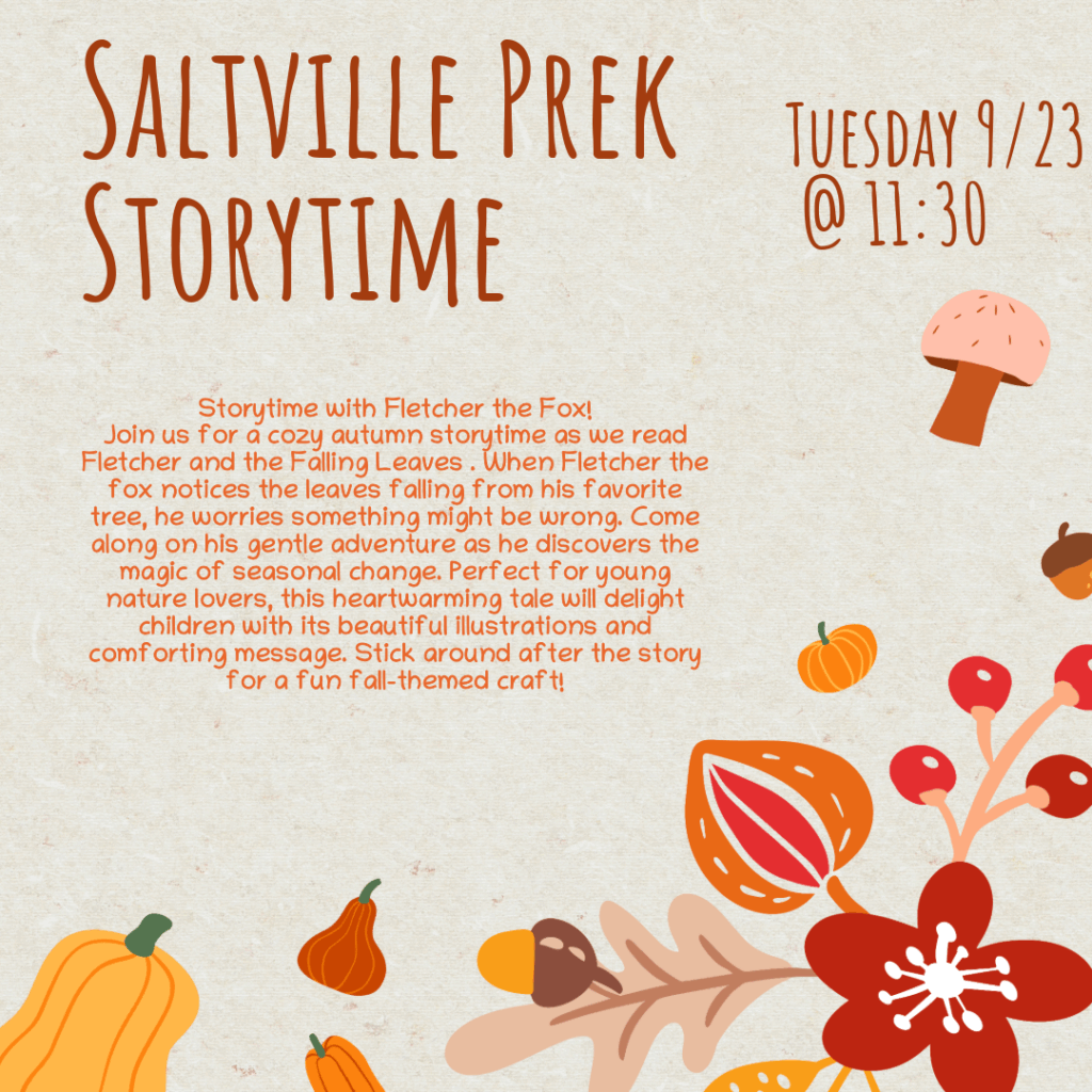 Saltville Storytime – Smyth County Public Libraries