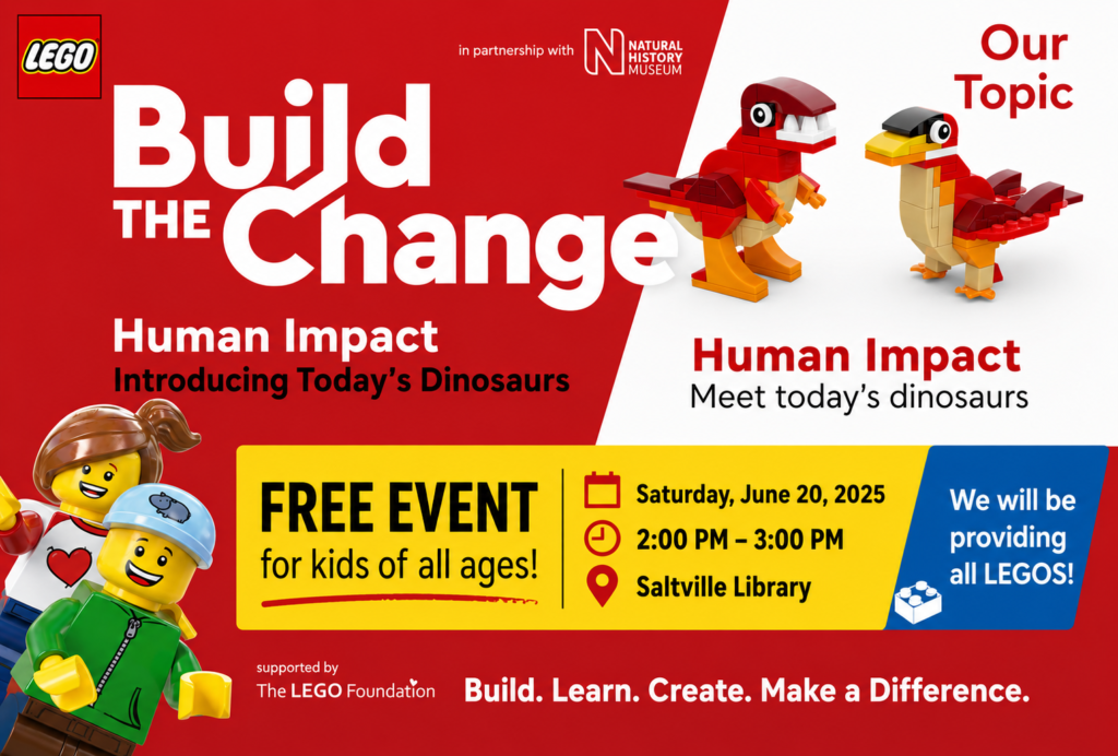 Lego: Build the Change- Meet Today's Dinosaurs - Smyth County Public ...